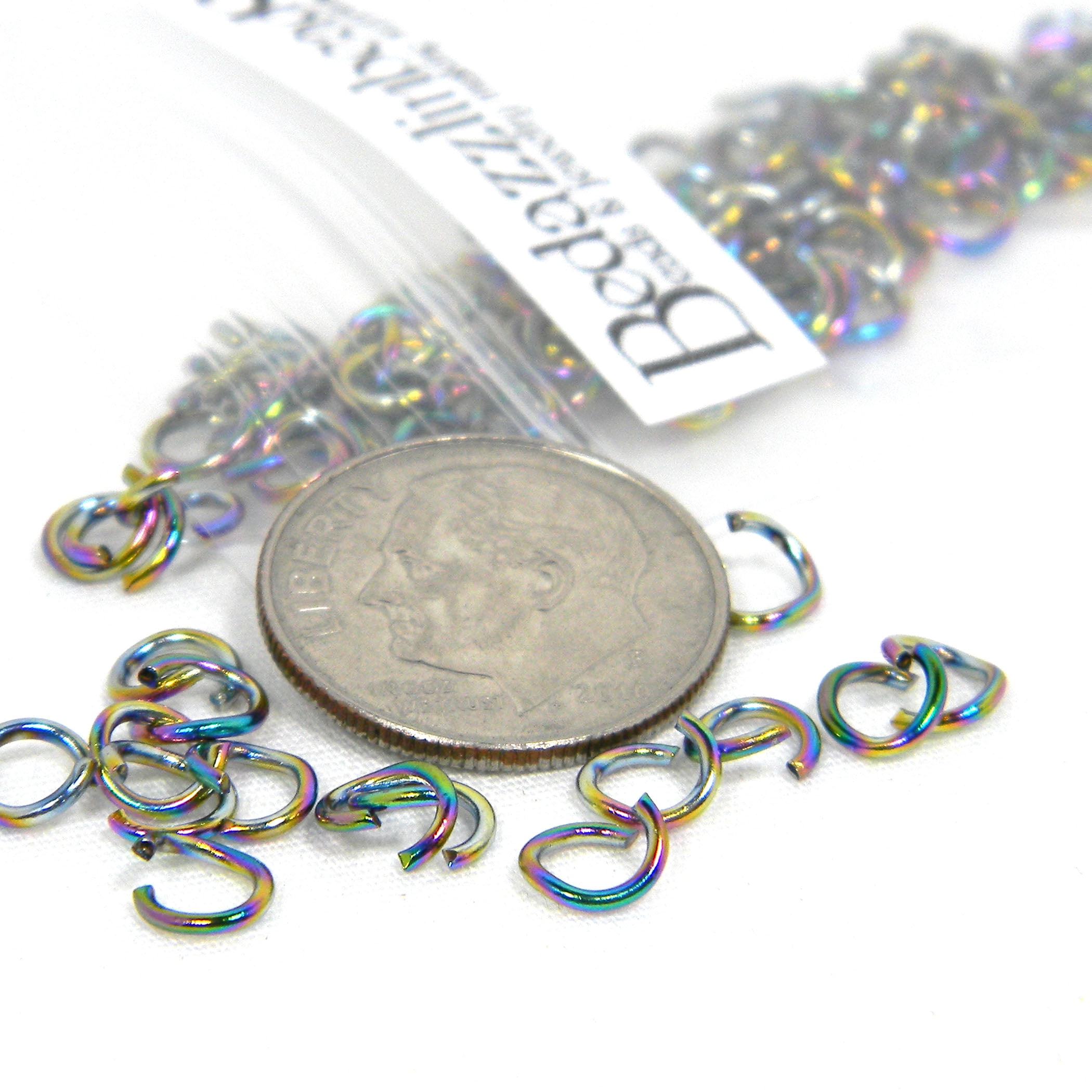 50 Rainbow Ion Plated 21 Gauge Surgical 304 Grade Stainless Steel ...