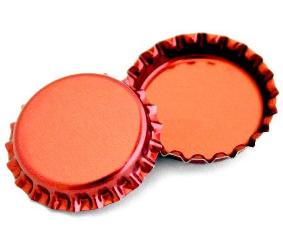 50 Red Metallic Bottle Caps Shiny Colors Craft Linerless - Walmart.com