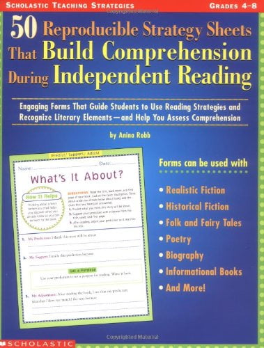 Pre-Owned 50 Reproducible Strategy Sheets That Build Comprehension ...