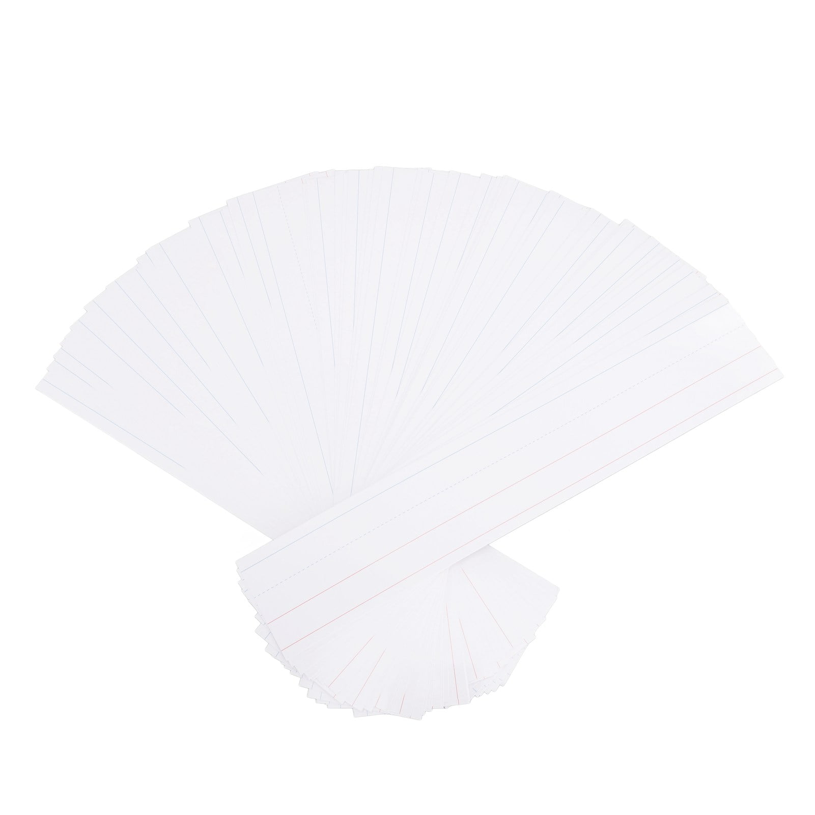 Daboolka 50pcs Dry Erase Sentence Strips Reusable White Lined Writing ...