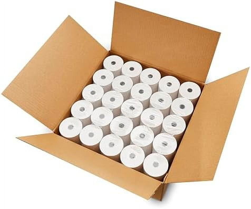 (50 Rolls) 3 1/8 x 230 Thermal Paper Receipt Rolls (55 GSM - Honeycomb ...