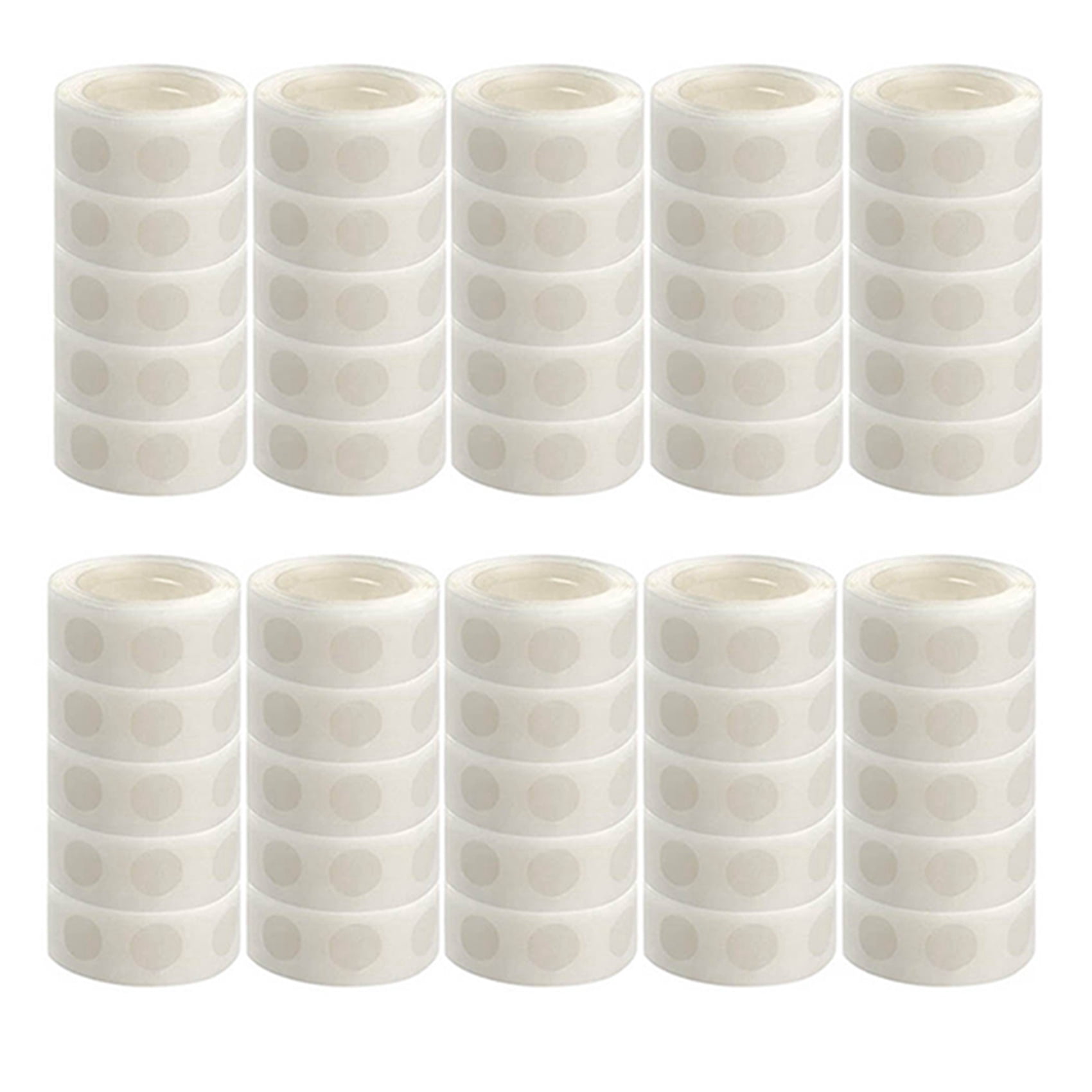 50 Rolls Glue Point Clear Balloon Glue Removable Adhesive Dots Double ...