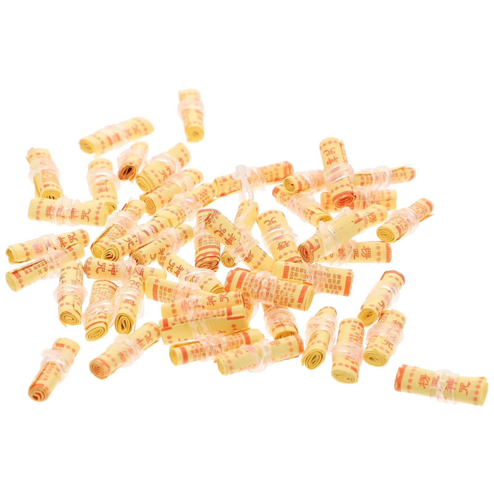Mini Small Scriptures Decor Rolls for Decor 50 Rolls Yellow Paper ...