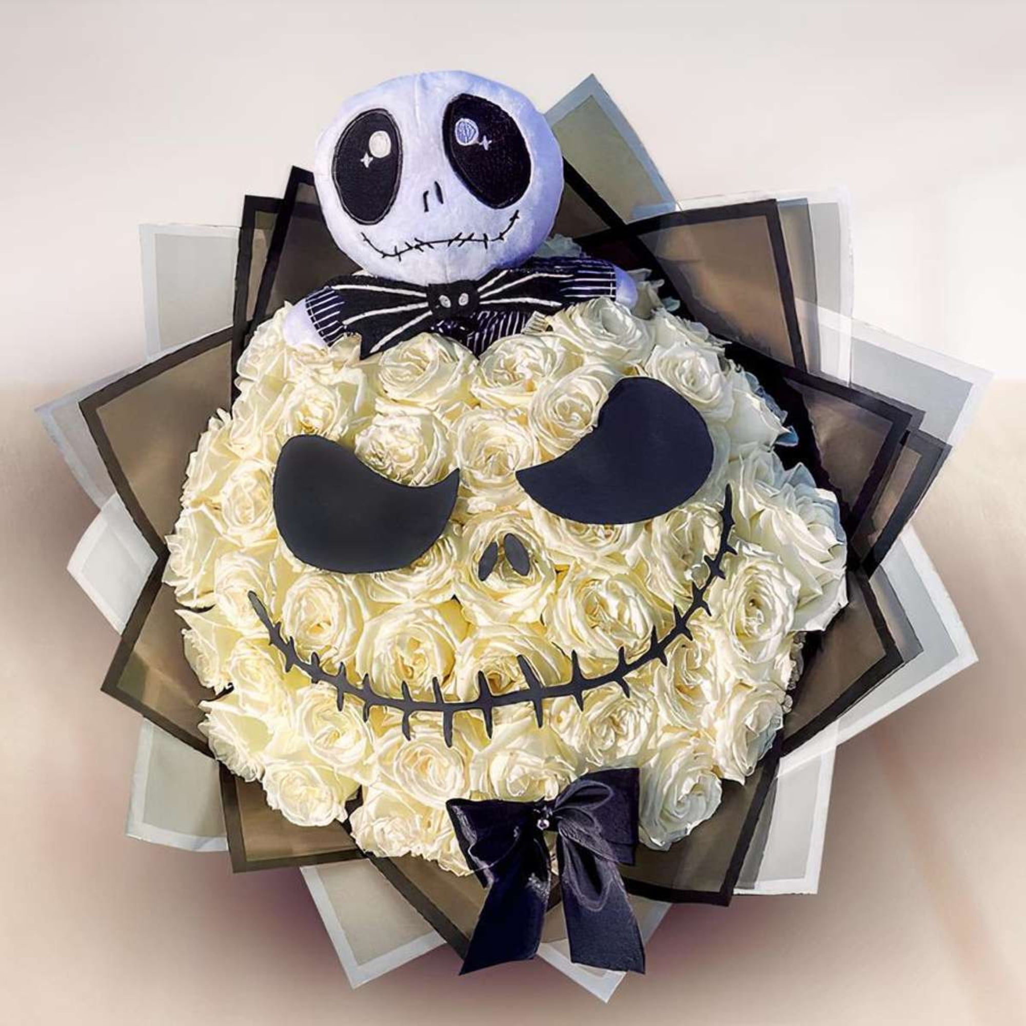 50 Roses Jack Skellington Ramo Buchon - Walmart.com