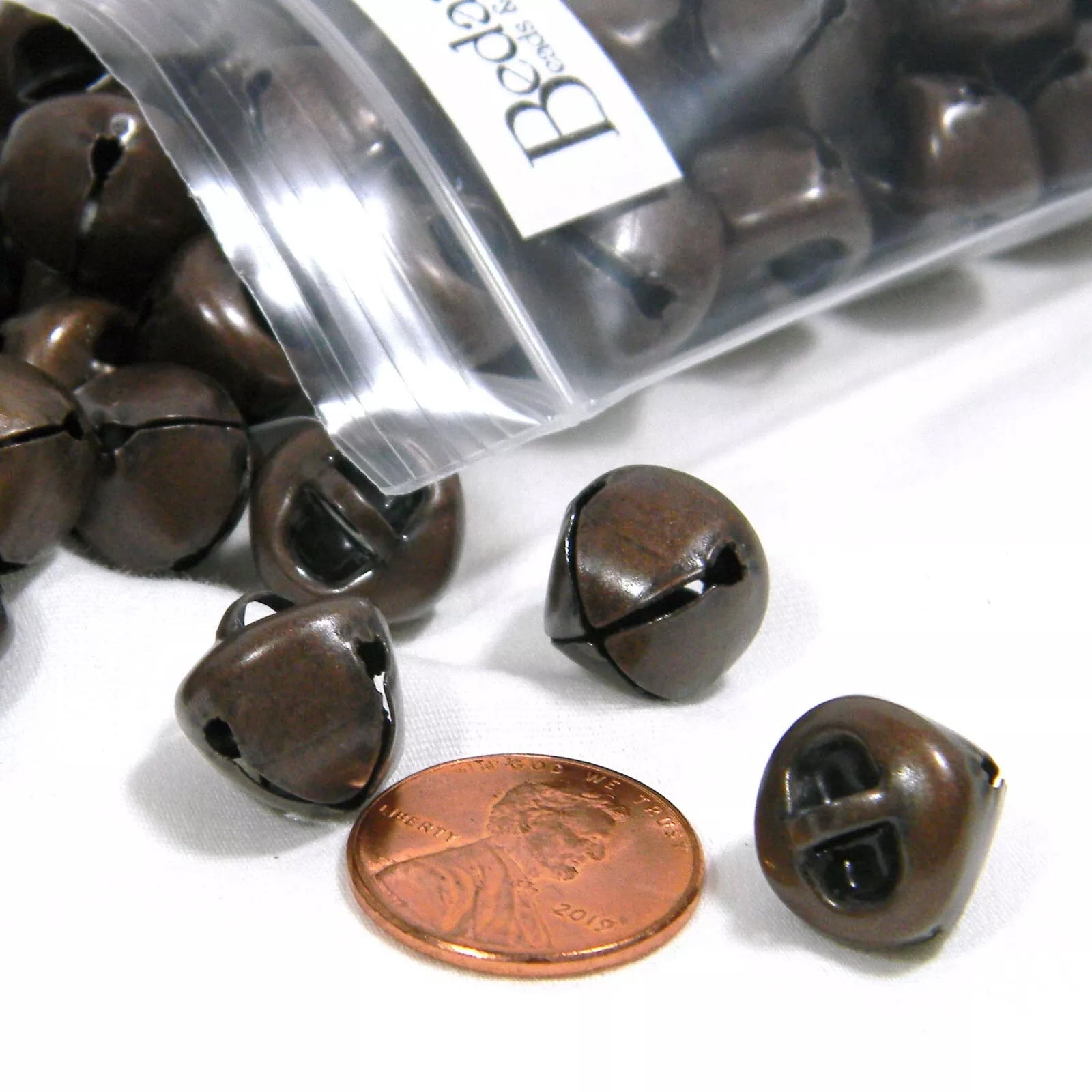 50 Round 12mm 1/2 inch Iron Metal Craft Christmas Jingle Bells With ...