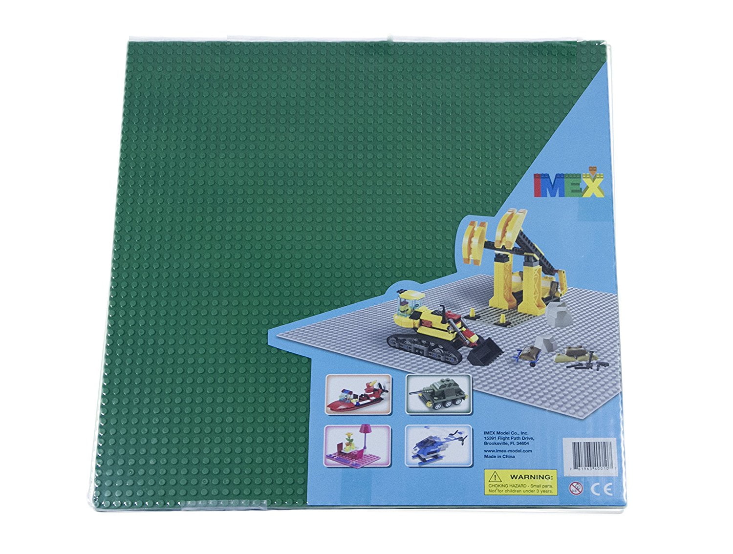 IMEX 50x50 Stud Green Baseplates 2 Pack (15.75"x15.75") Compatible With ...