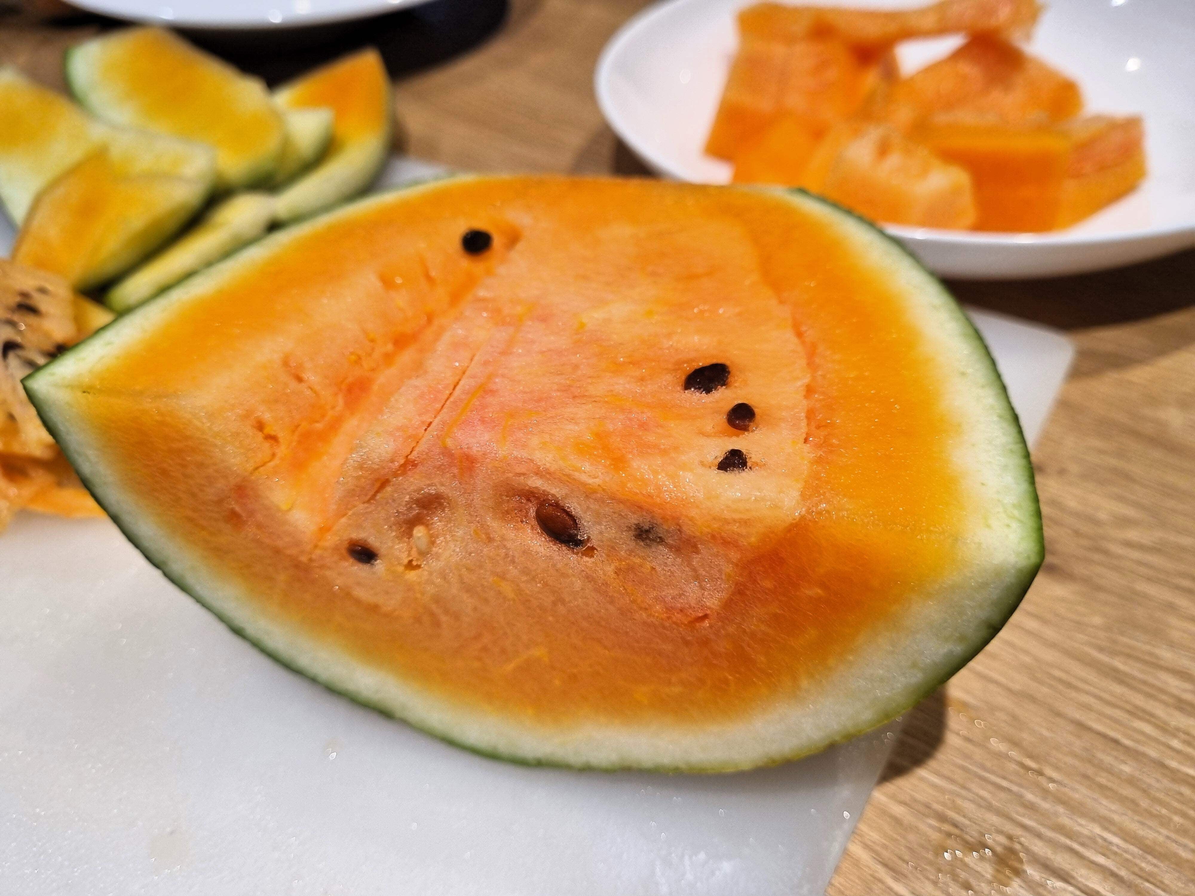 Seedville USA, 50 Seeds Tendersweet Orange Watermelon, Orange Flesh ...