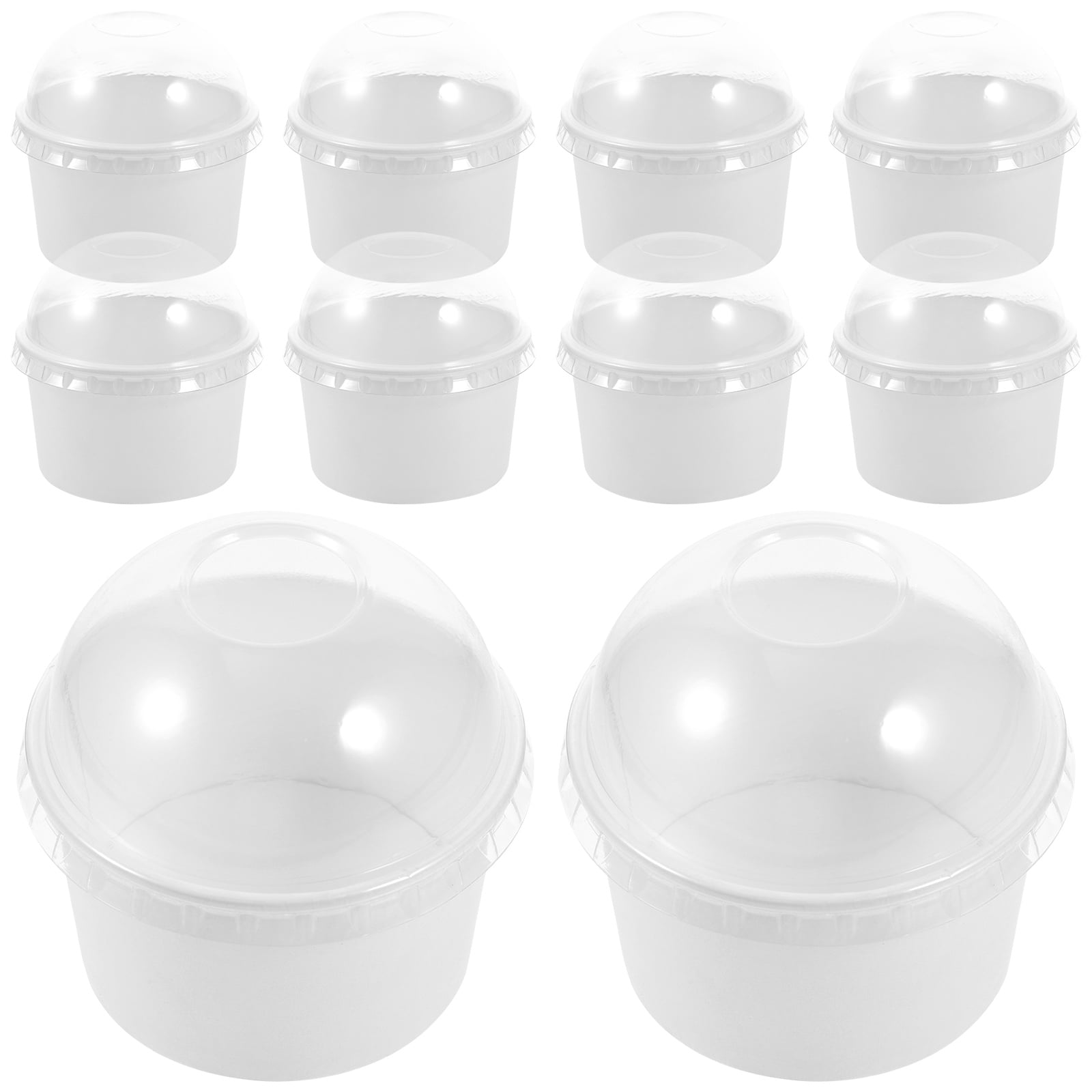 50 Set Yogurt Bowl Parfait Container Parfait Packing Box with Lid for ...