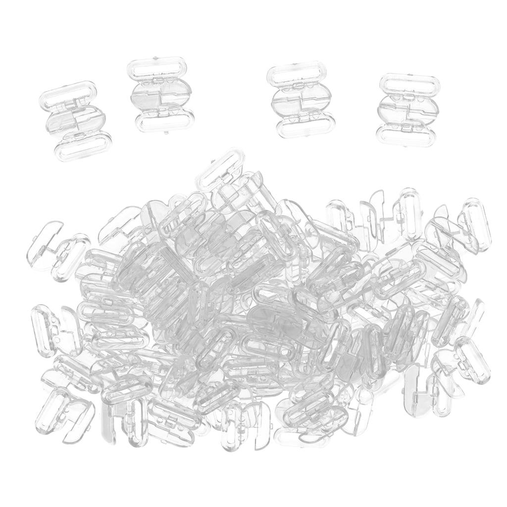 50 Sets Bra Strap Ader Slider Hook Buckle Clips - Walmart.com