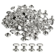Rapid Rivets Medium 7mm Cap 9mm Post Nickel Speedy - Walmart.com