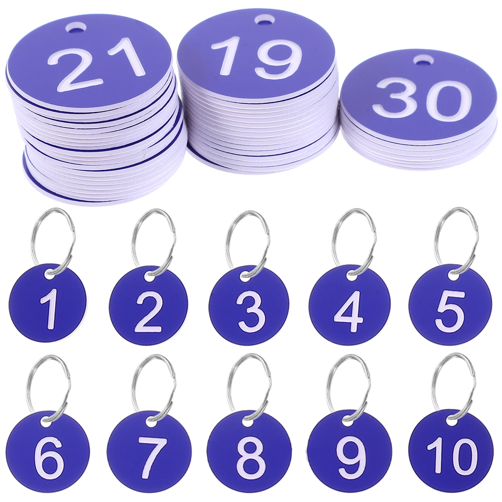 50 Sets Round Number Tags for Hanging Number Tag for Identification ...