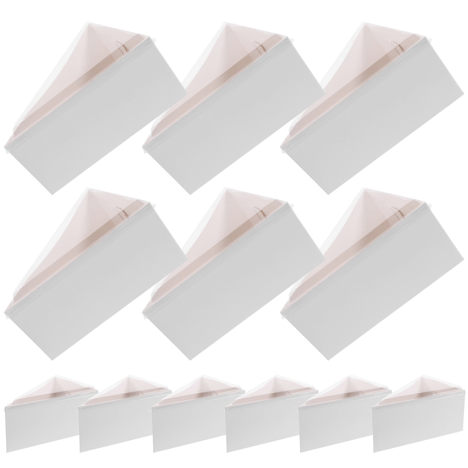 50 Sets Thickened with Transparent Lid Gift Boxes Bakery Boxes Dessert ...