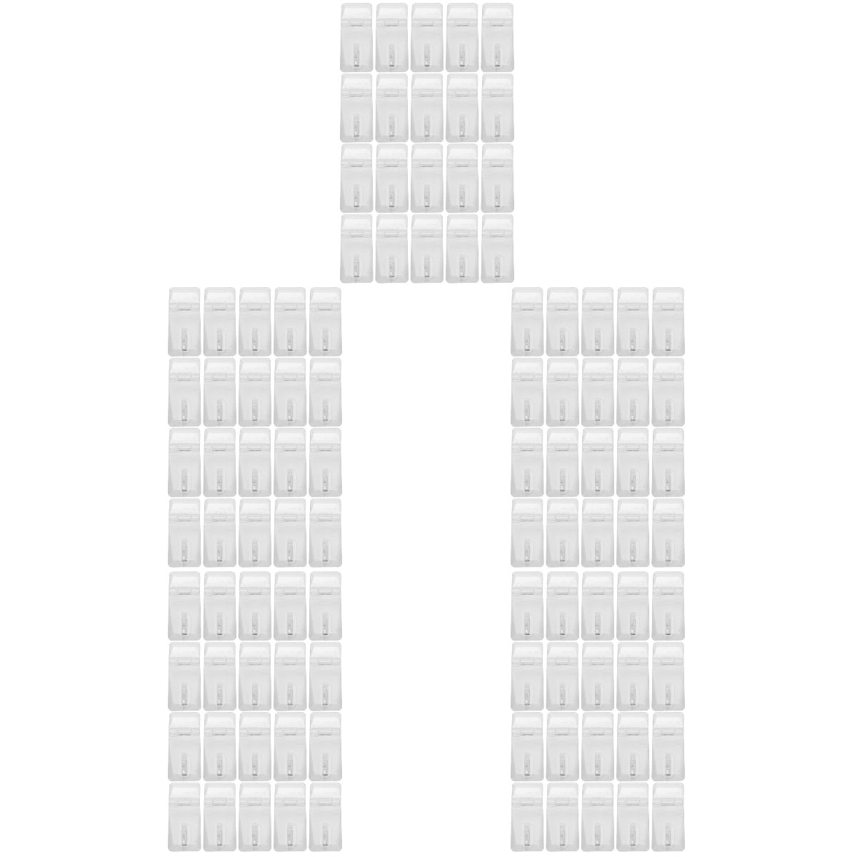 50 Sets Transparent Lock Jewelry Boxes Padlock DIY Lock Gate Locks Door ...