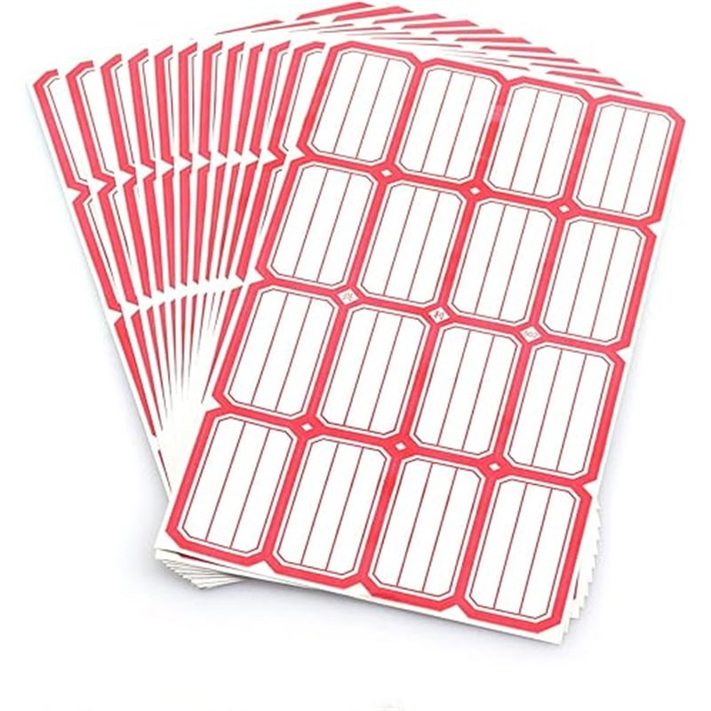50 Sheet/800pcs Self-Adhesive Label Stickers for Laboratory Label ...