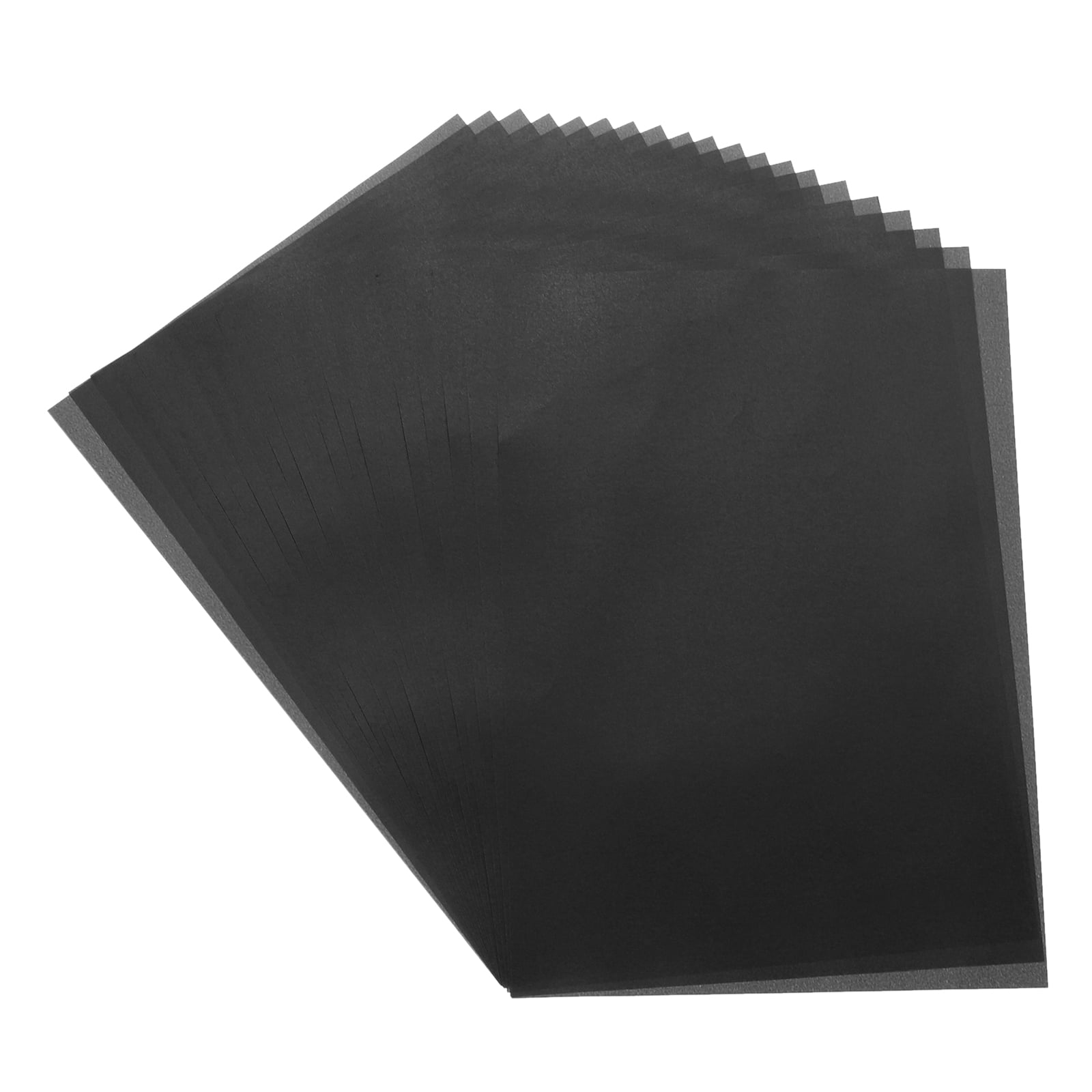 50 Sheet Black Transparency 11.7" x 8.2" Printable Vellum Paper for ...