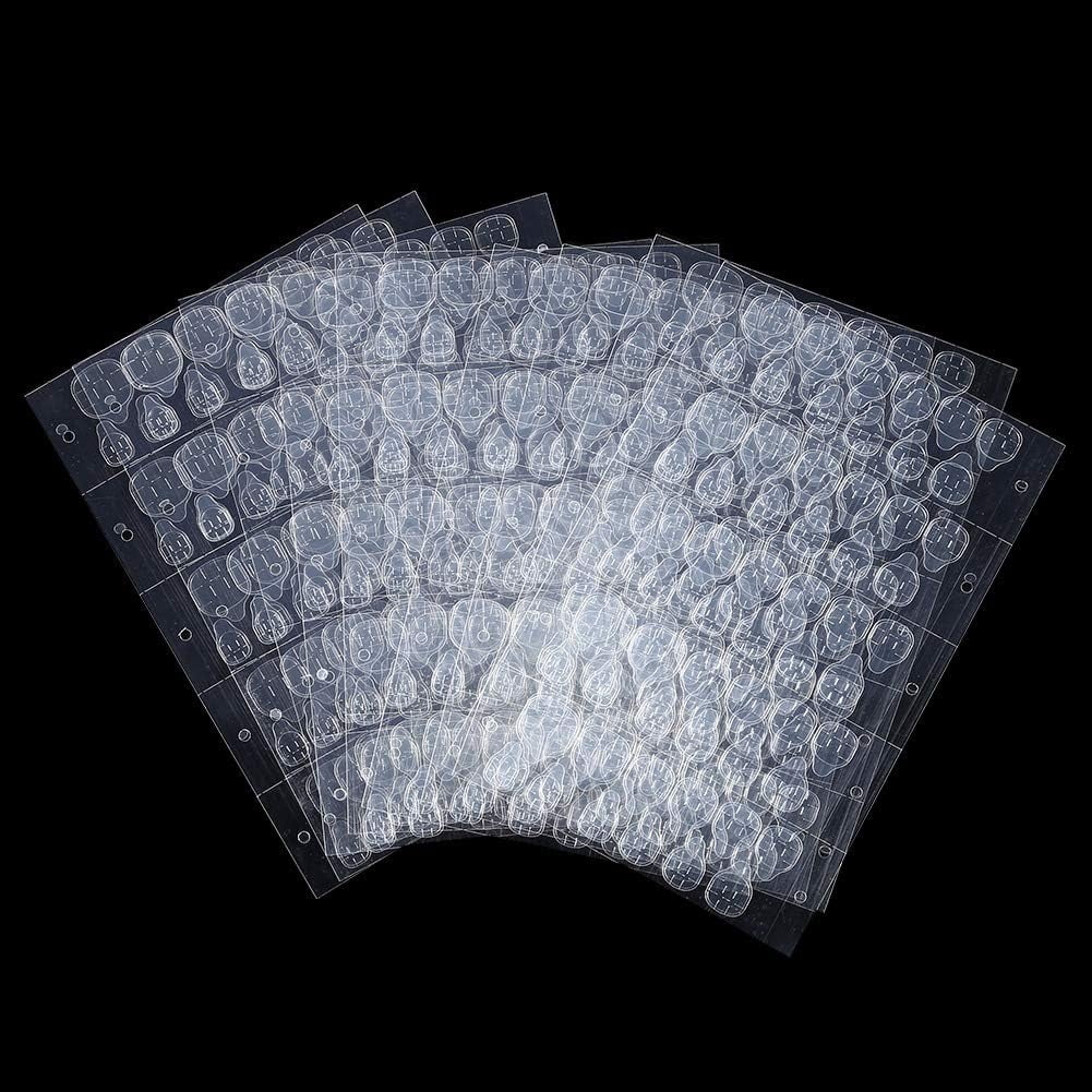 50 Sheet Nail Glue Stickers Double Side for Press on Nails Stickers ...