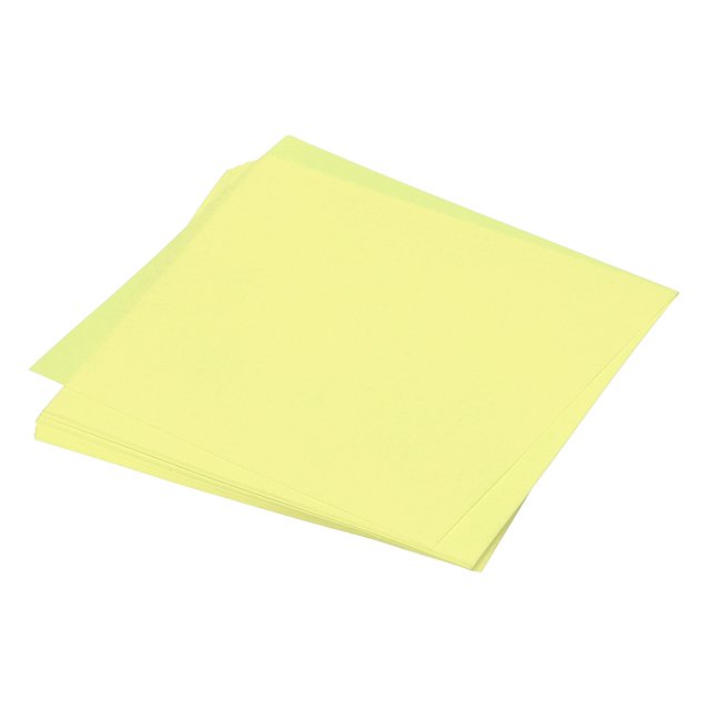 50 Sheet Origami Paper Double Sided Light Yellow 3x3 Inch Square Sheet ...