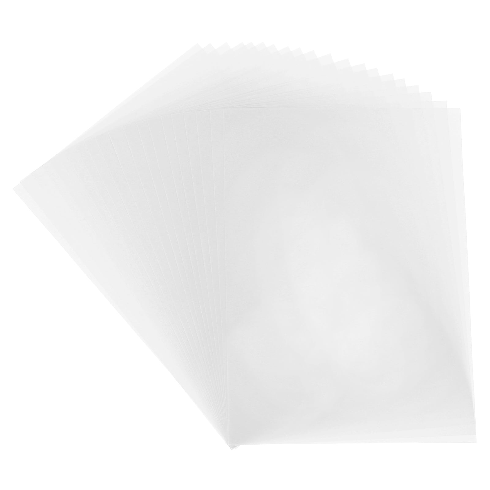 50 Sheet White Transparency 11.7" x 8.2" Printable Vellum Paper for ...