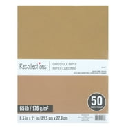 DCWV Double-Sided Cardstock Stack 12"X12" 36/Pkg Solid Gold W/Gold Foil ...