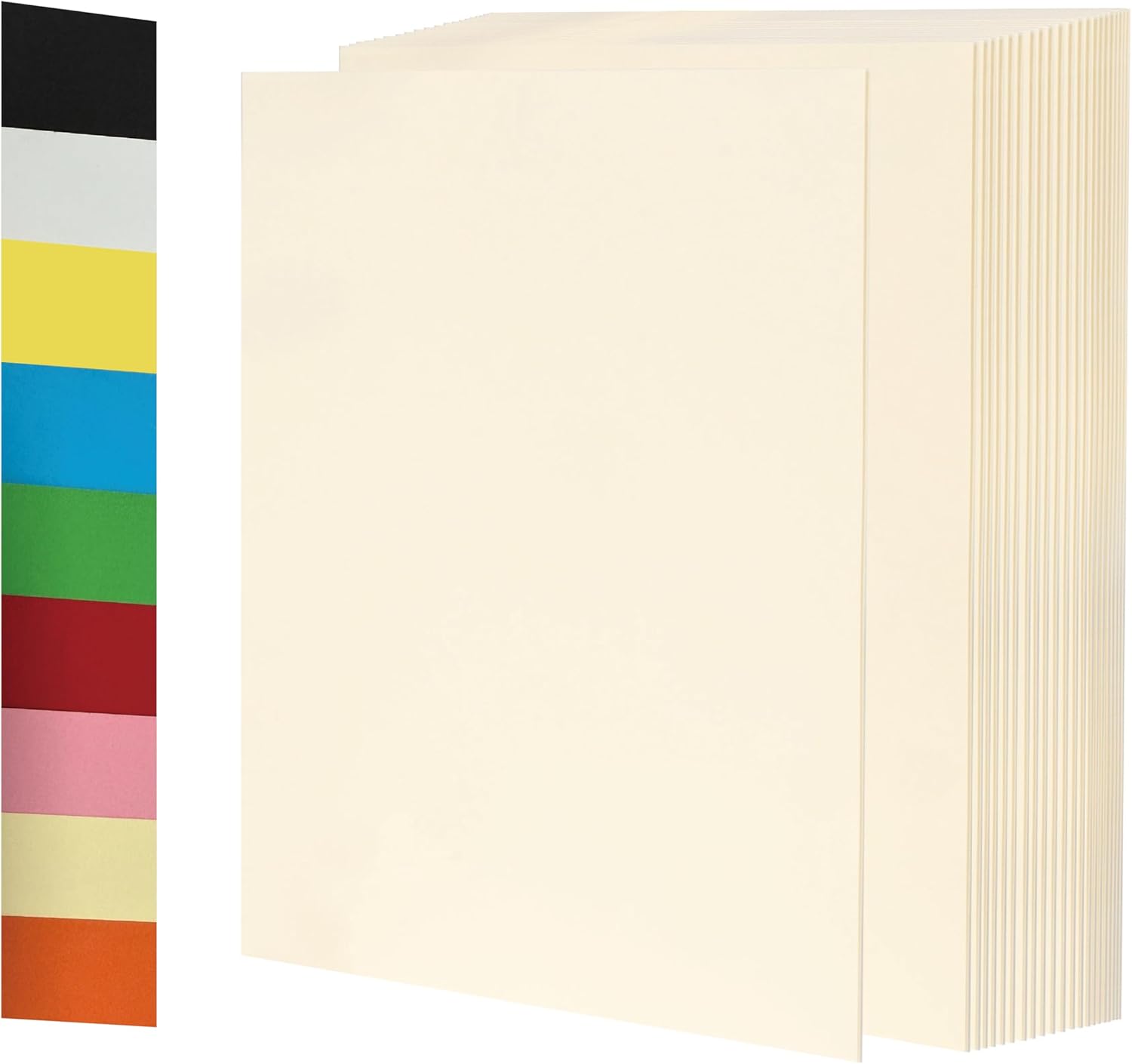 50 Sheets 65 lb / 180 GSM Cream Cardstock Paper – Premium Heavy-Weight ...