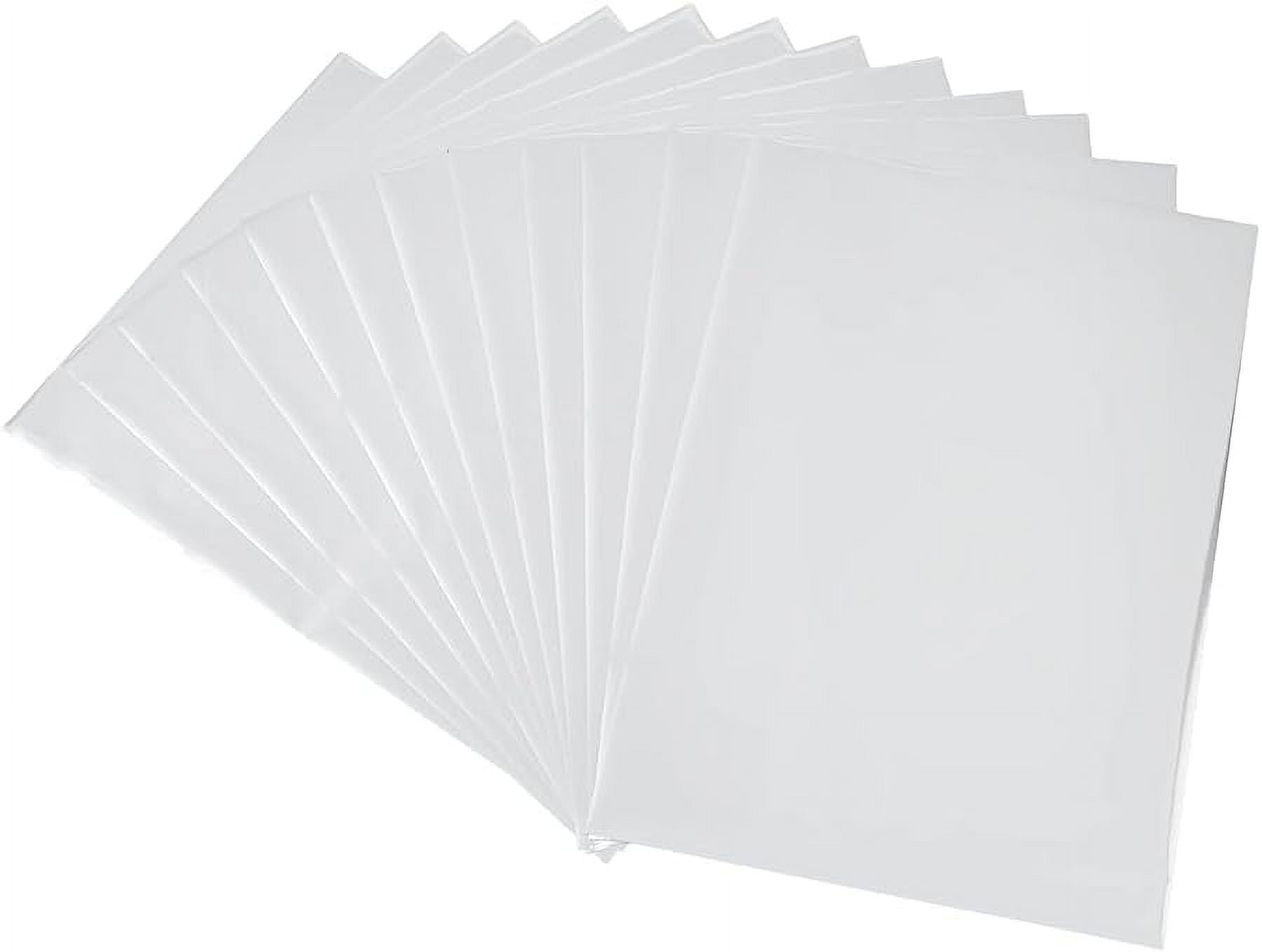 50 Sheets A4 Silver Reactive Foil Sheet Rectangle Toner Reactive Foil ...