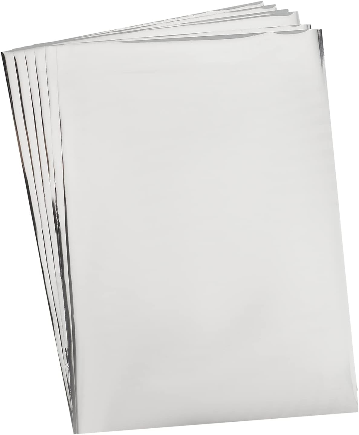 50 Sheets A4 Reactive Paper Sheet 29x18.5cm Rectangle Silver Transfer ...