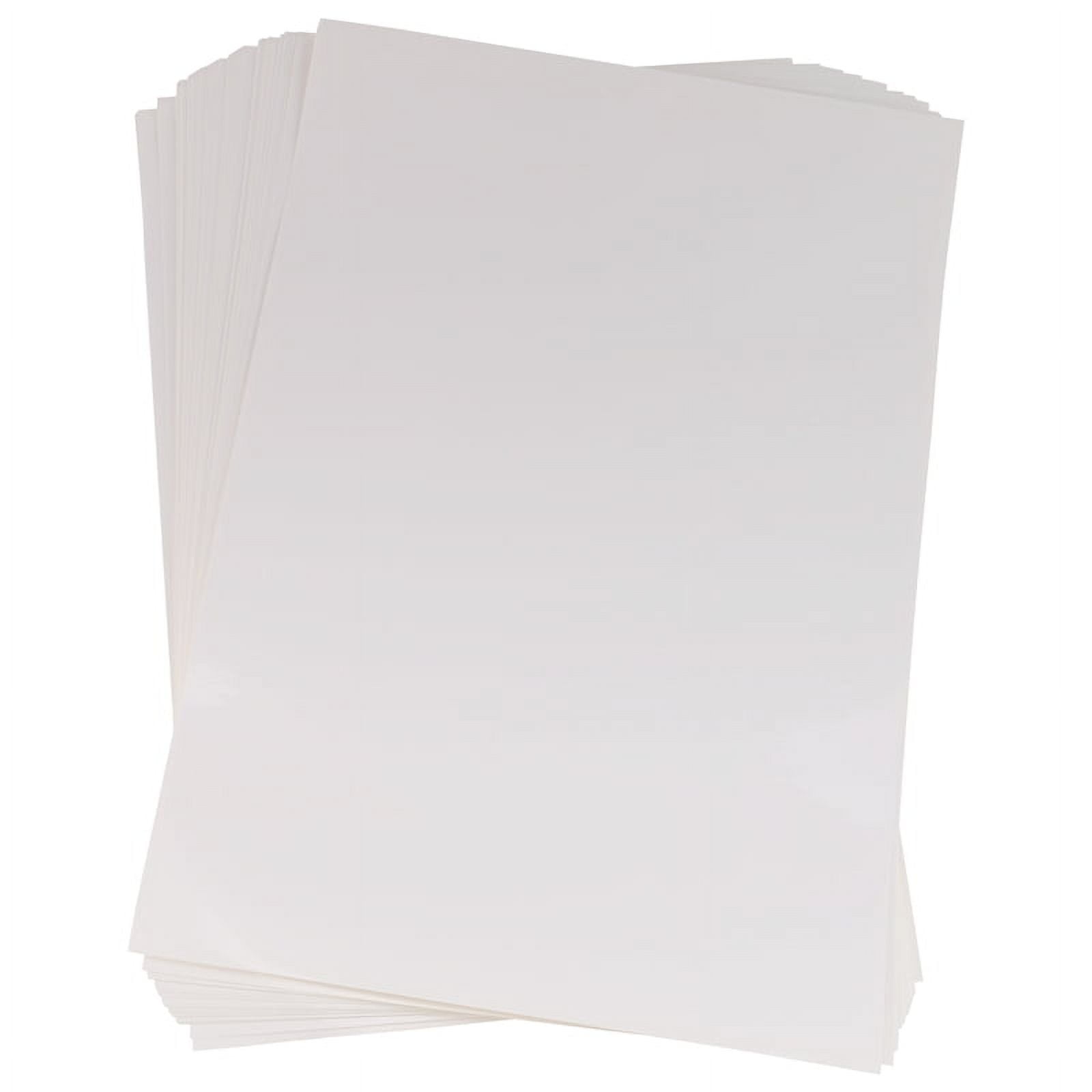 50 Sheets A4 White Self Adhesive Waterproof Sticker Label Glossy Paper ...