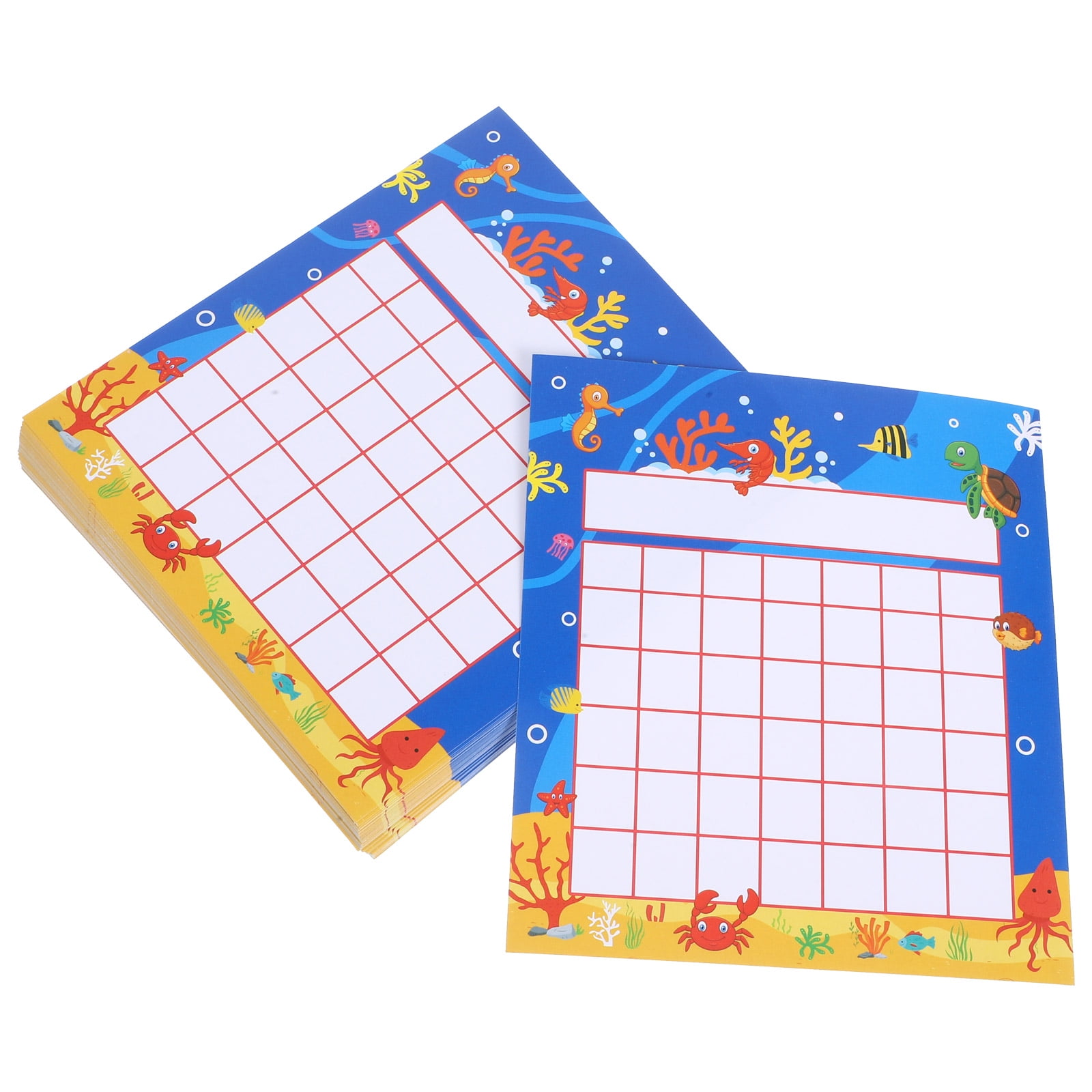 50 Sheets Behavior Chart for Kids Reward Clip Classroom Incentive Child ...