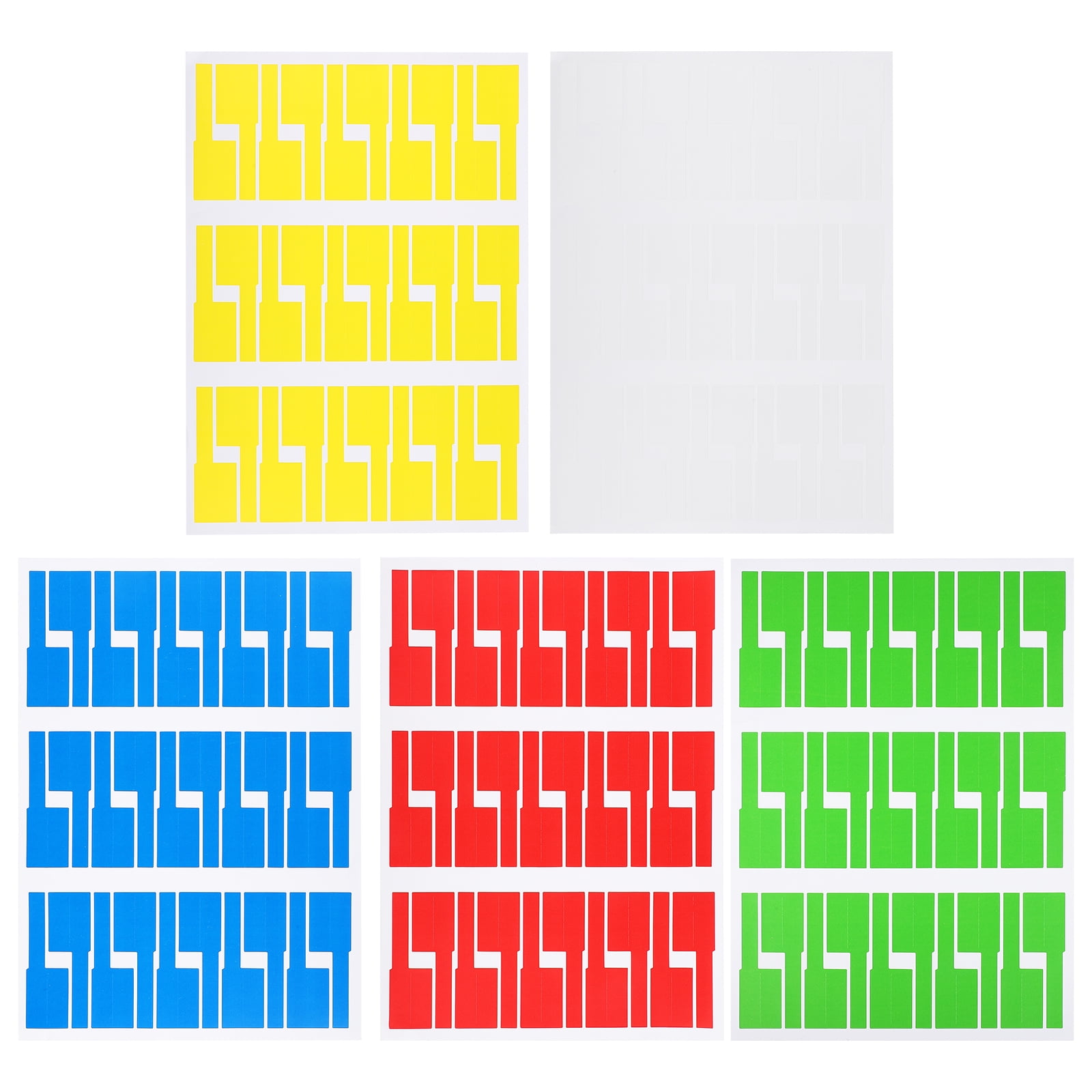 50 Sheets Cable Labels Cord Labels Write-on Tag Self Adhesive Wire ...