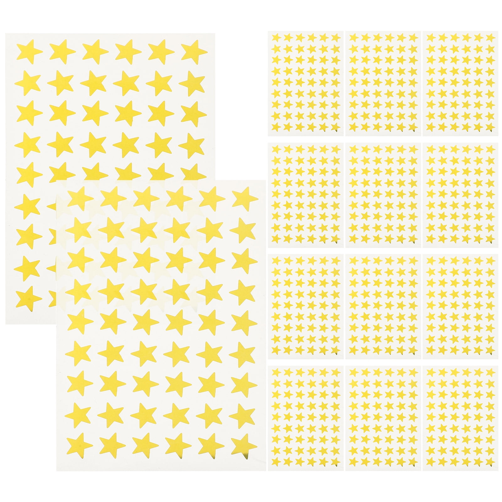 50 Sheets Colorful Star Stickers Sticky Strips Labeling Teacher Laptop ...