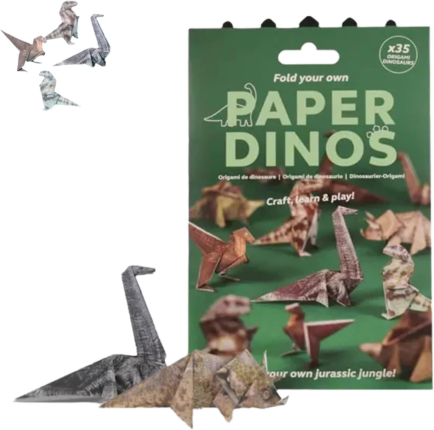 50 Sheets DIY Paper Cats Kit, Cute Kitten Origami Papercraft Kit ...