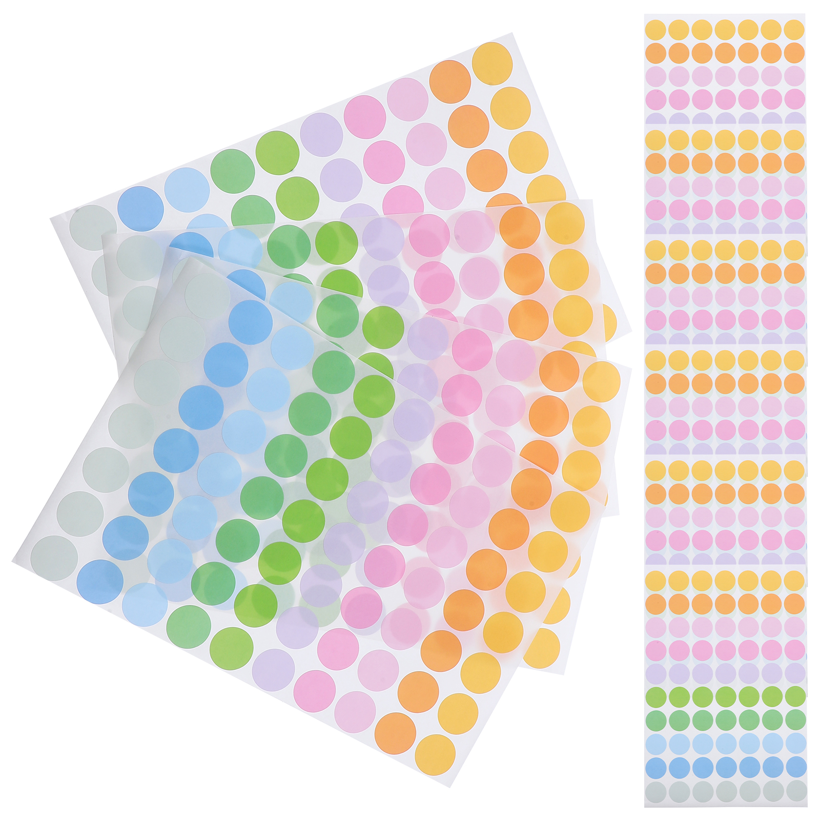 50 Sheets Dot Label Round Stickers Labels Organizing Gift Boxes Garage ...