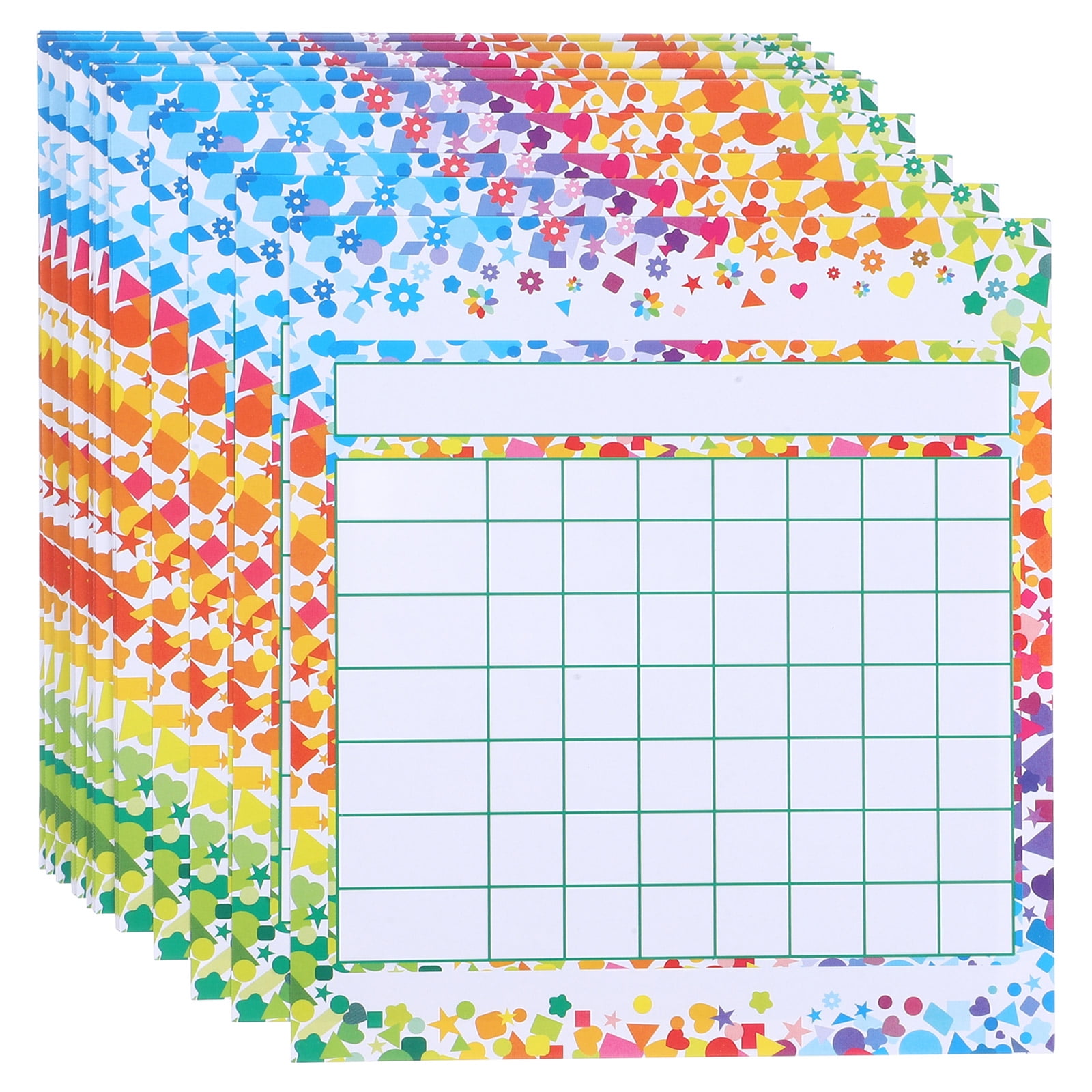 50 Sheets Incentive Card Chart for Kids Classroom Potty Training ...