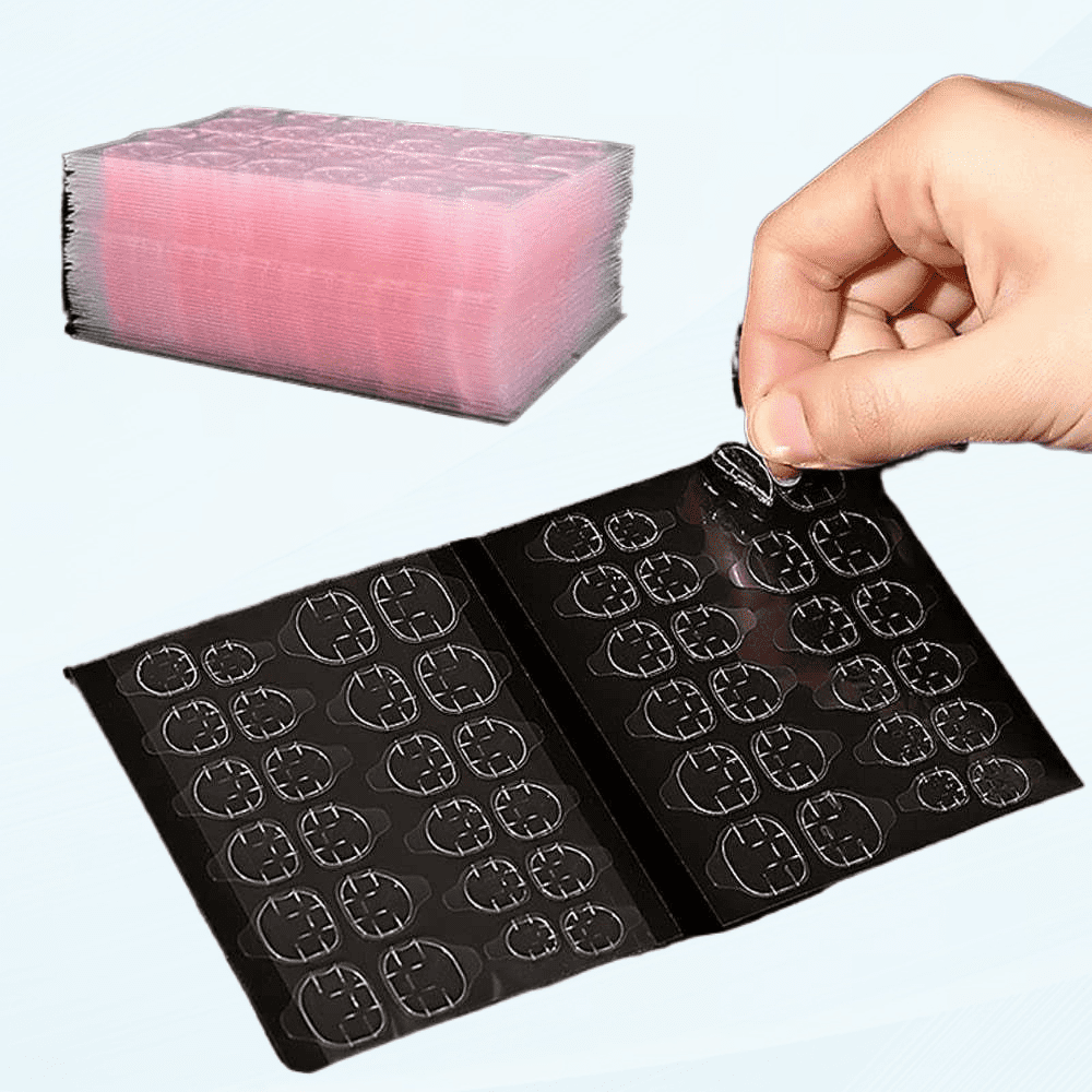 50 Sheets Nail Glue Stickers for Press on Nails Adhesive Tabs,Jelly ...
