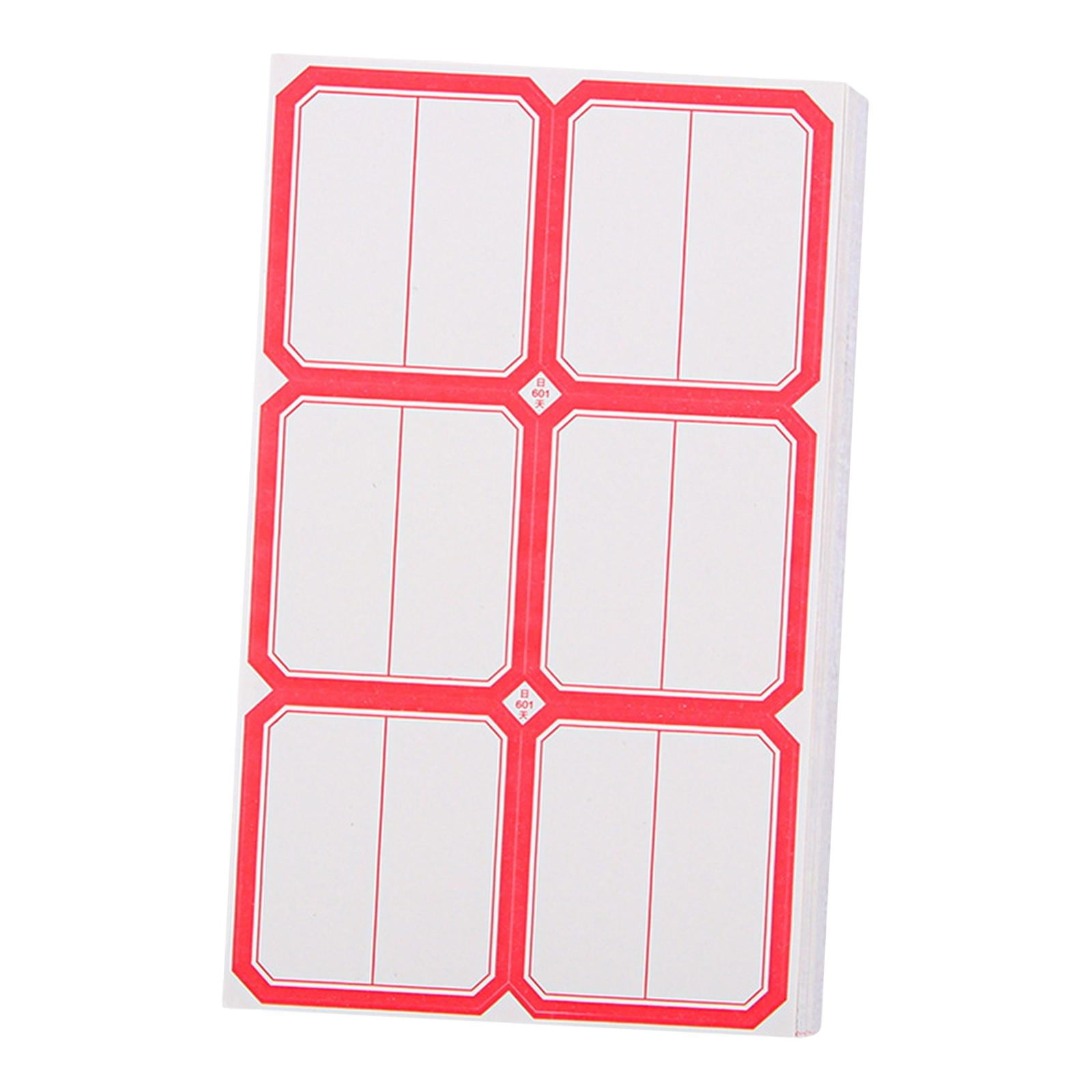 50 Sheets Name Tag Labels Writable Name Tag Stickers Blank Name Badge ...