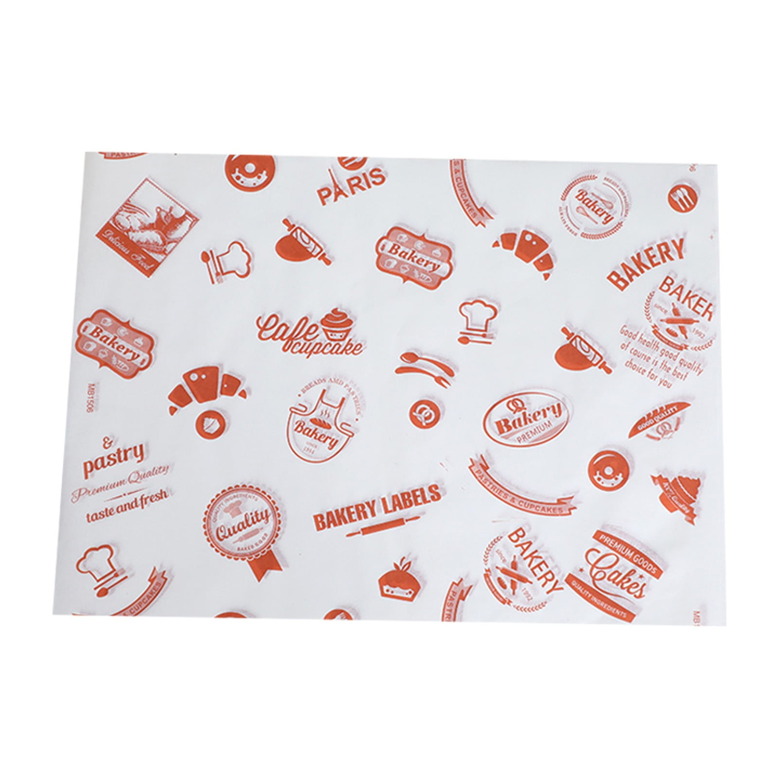 50 Sheets Of Printed Food Packaging Paper Oil Resistant Paper For ...