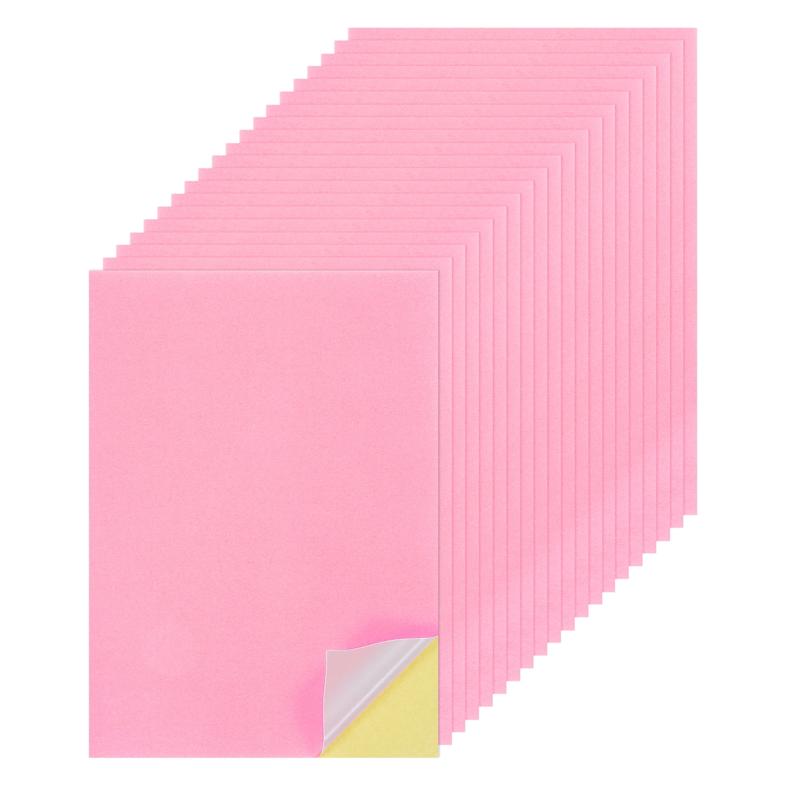 50 Sheets Printable Sticker Cardstock Paper, 8"x12" A4 Self Adhesive ...