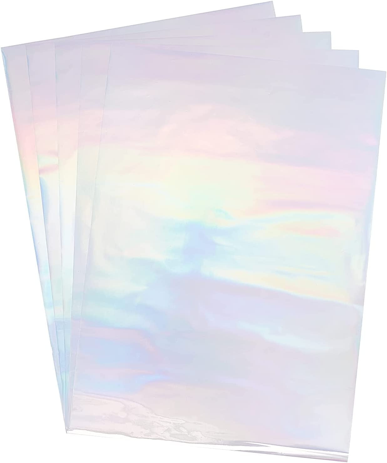 50 Sheets Reactive Foil 11.4x7.3in Rectangle Metallic Transfer Foil ...