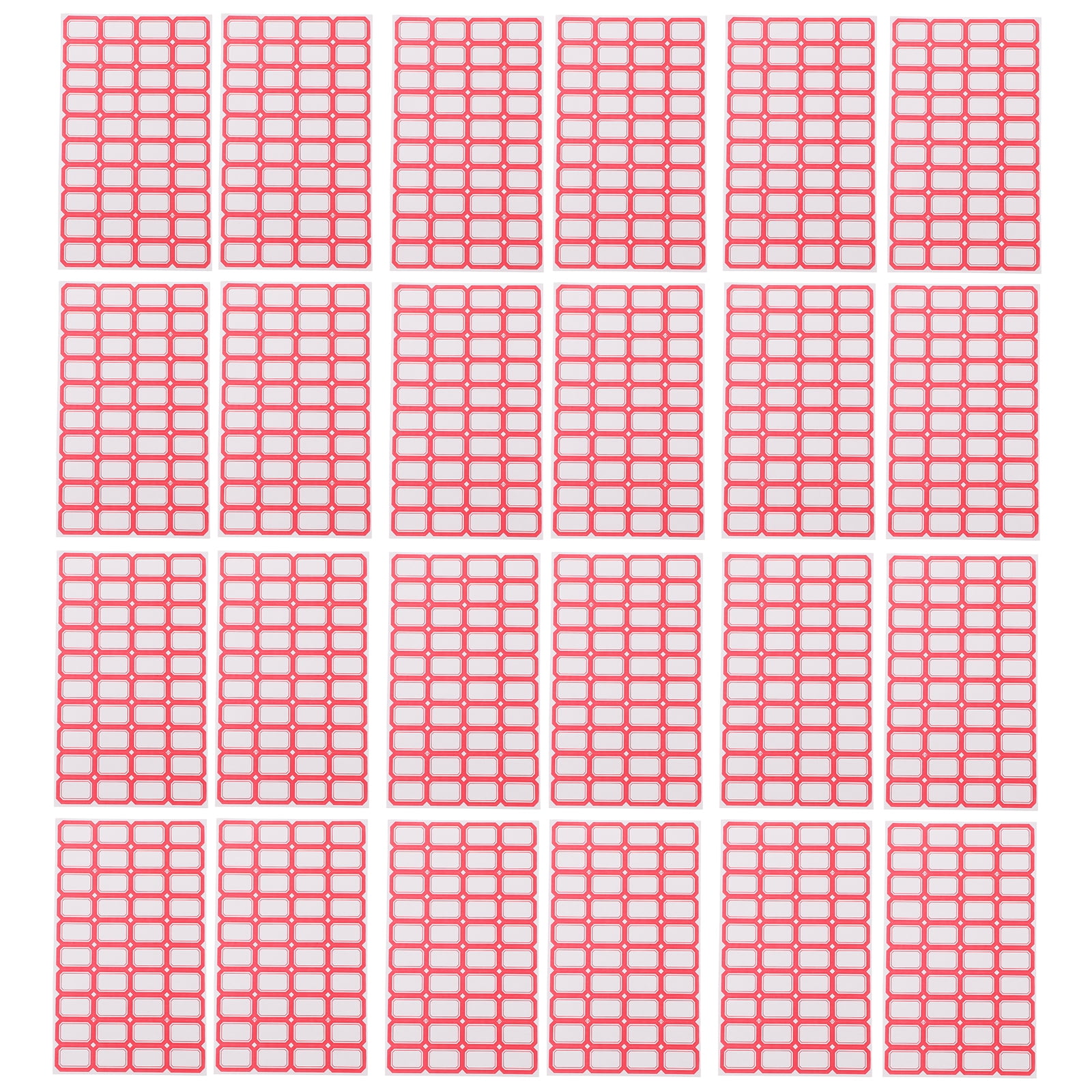 50 Sheets Self Adhesive Writable Labels for Storage Containers Boxes ...