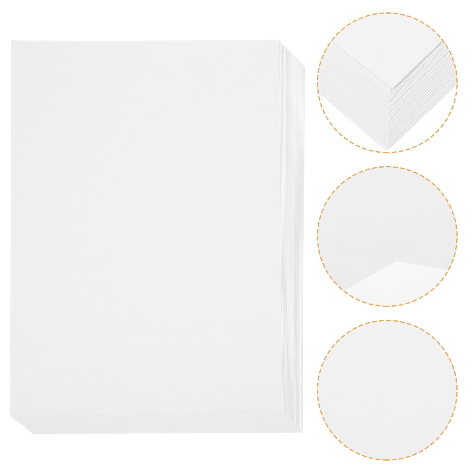 50 Sheets Sketch Paper for Drawing Oil Pastels White Copy Child Student ...