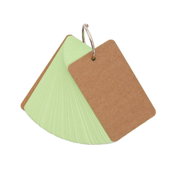 50 Sheets Unruled Notecards with Binder Rings Vocabulary Card Study ...