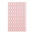 50 Sheets Writeable Labels Sticker Small Blanks Sticker for Envelopes ...