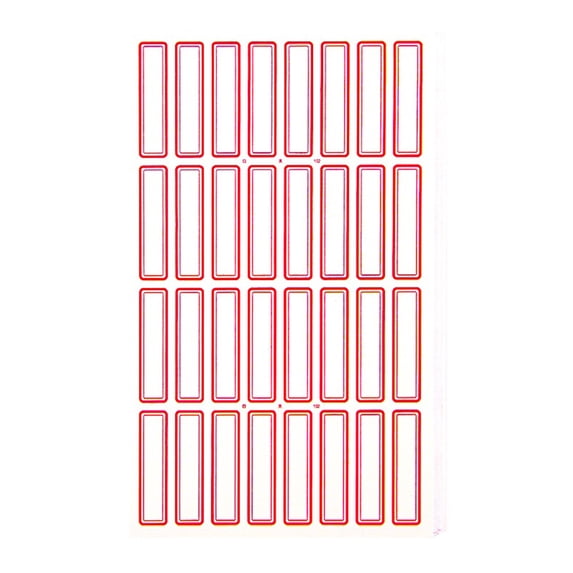 50 Sheets Writeable Labels Sticker Small Blanks Sticker for Envelopes ...