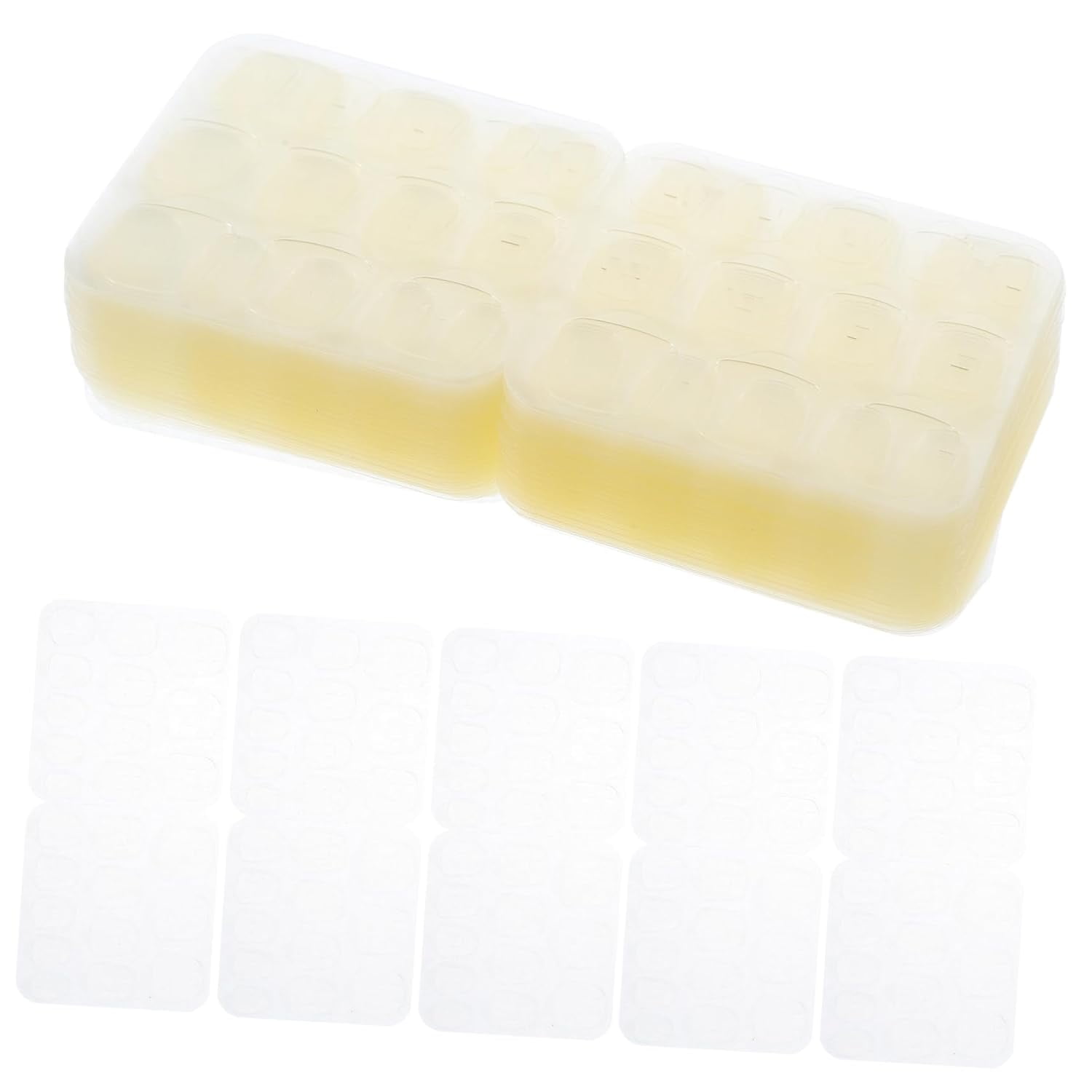 50 Sheets il Jelly Glue Gel Glue Double Sided Tape il Adhesive Tabs ...