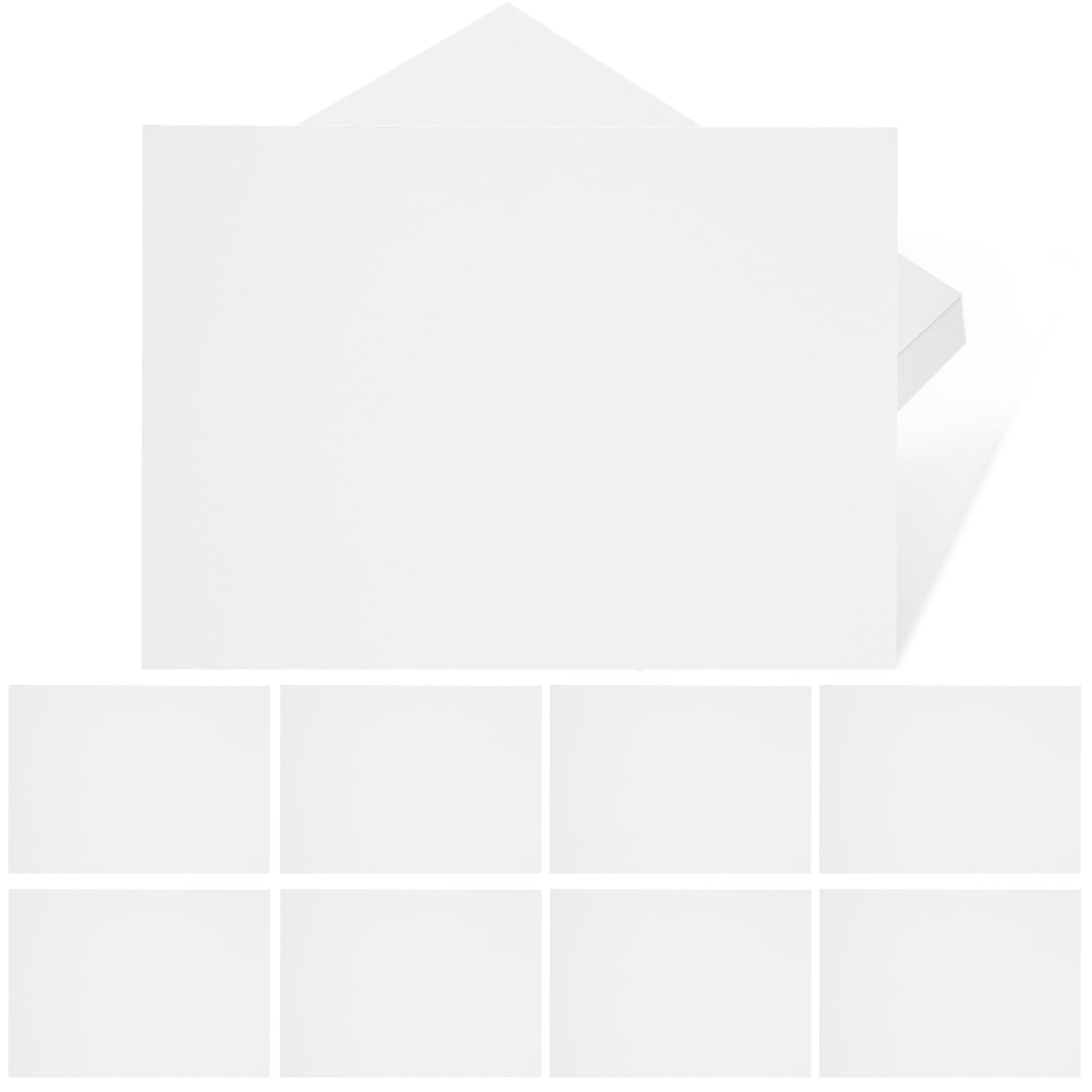 50 Sheets of Blank DIY Paper Watercolor Drawing Paperboard for Student ...