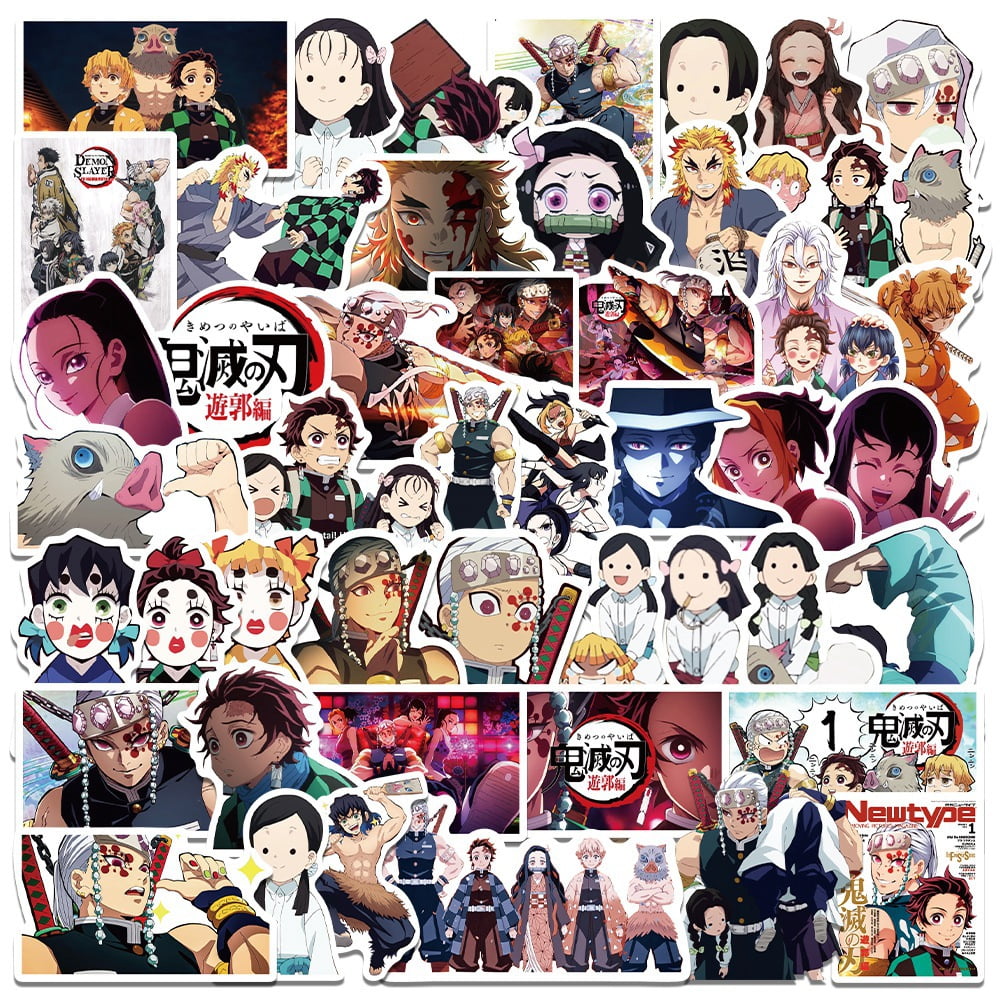 50 Sheets of New Demon Slayer: Kimetsu no Yaiba Flower Street Arc Anime ...