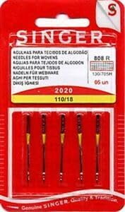 50 Singer 2020 Home Sewing Machine Needles - Assortment Pack Sizes 9,11 ...