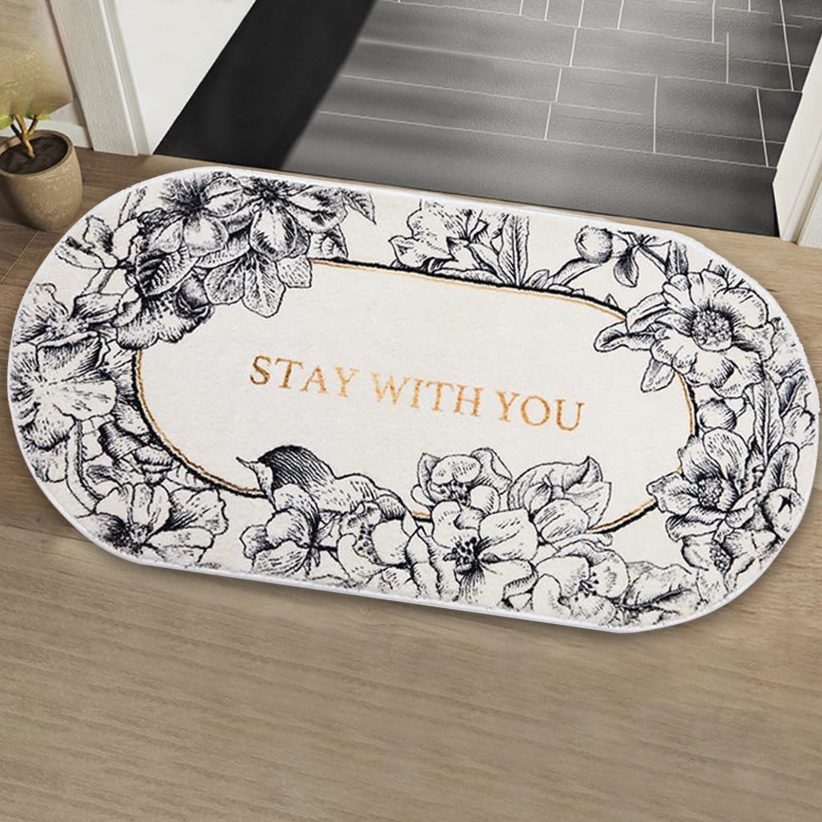 Up to 50% off Skegnu Bathroom Rugs Non-Slip Water Absorbent Mat Used In Bathroom, Shower, Room ...