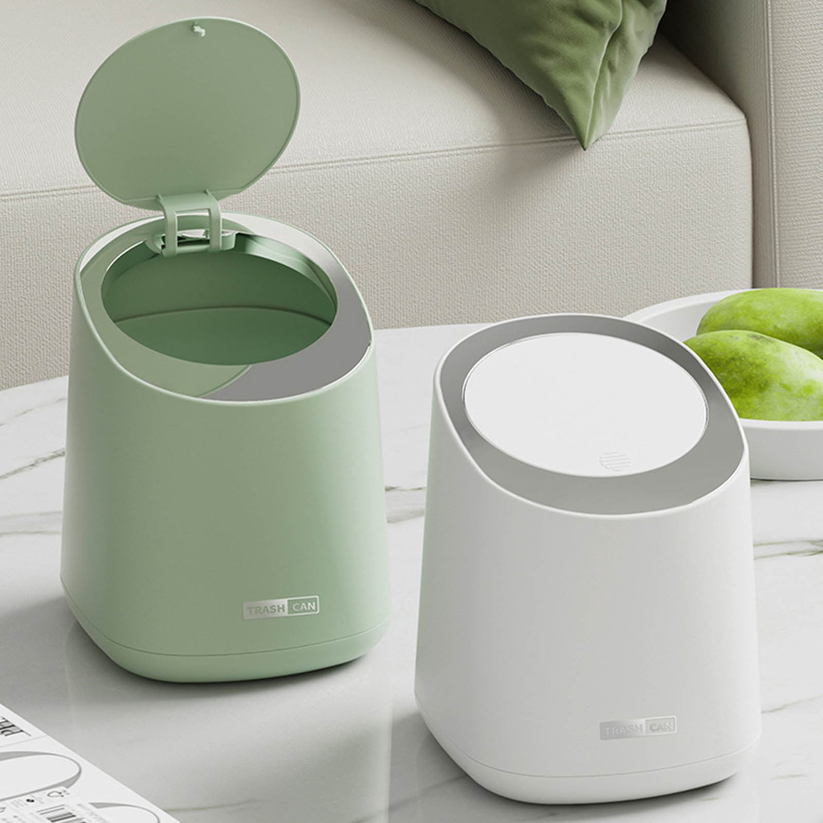 Up to 50% off Skegnu Mini Countertop Trash Can With A Rolls Of Trash ...
