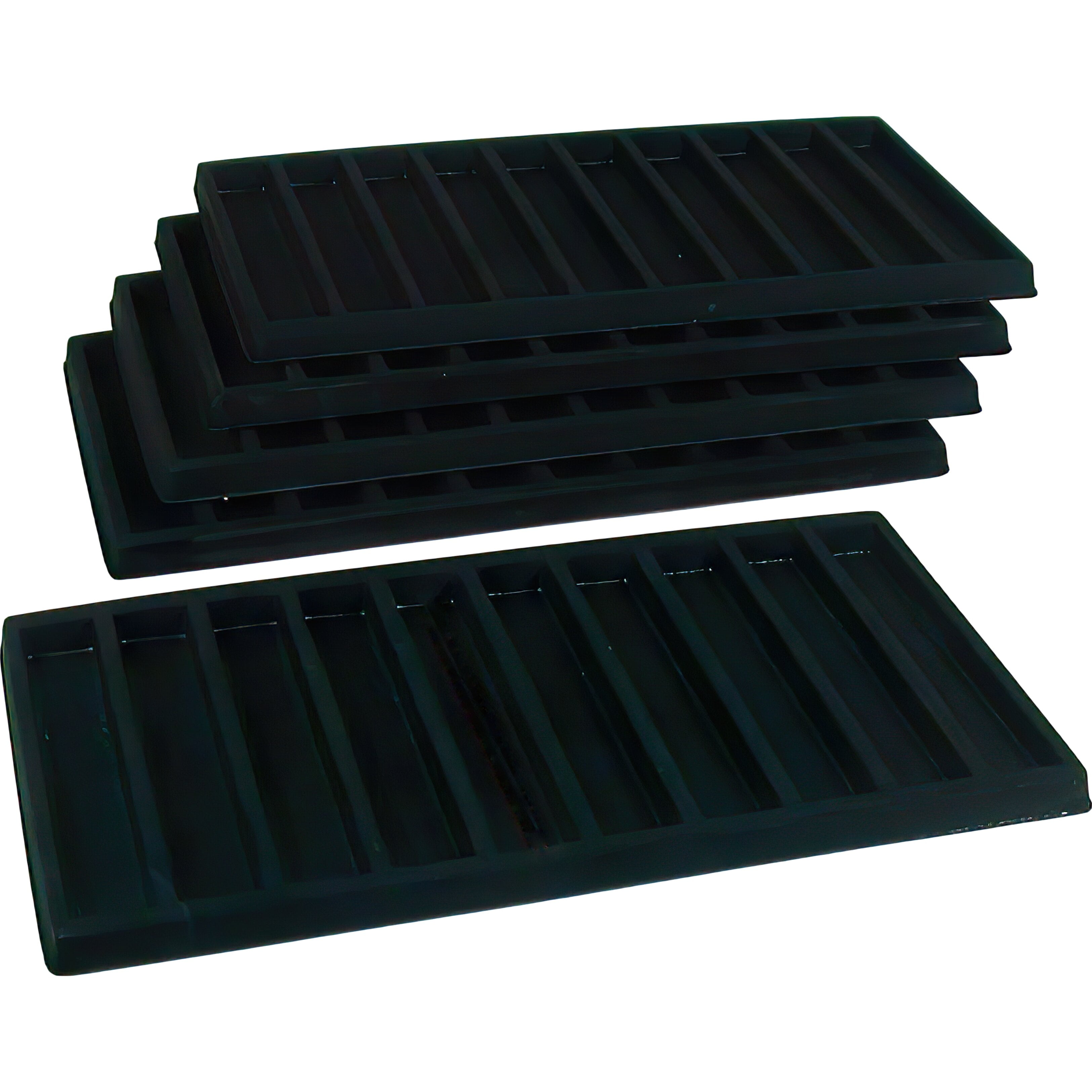 50 Slot Bracelet & Watch Display Tray Black Showcase - Walmart.com